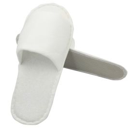 Open Toe Spa Slippers, Terry with 3MM Padded Eva Sole Spa Slipper ...